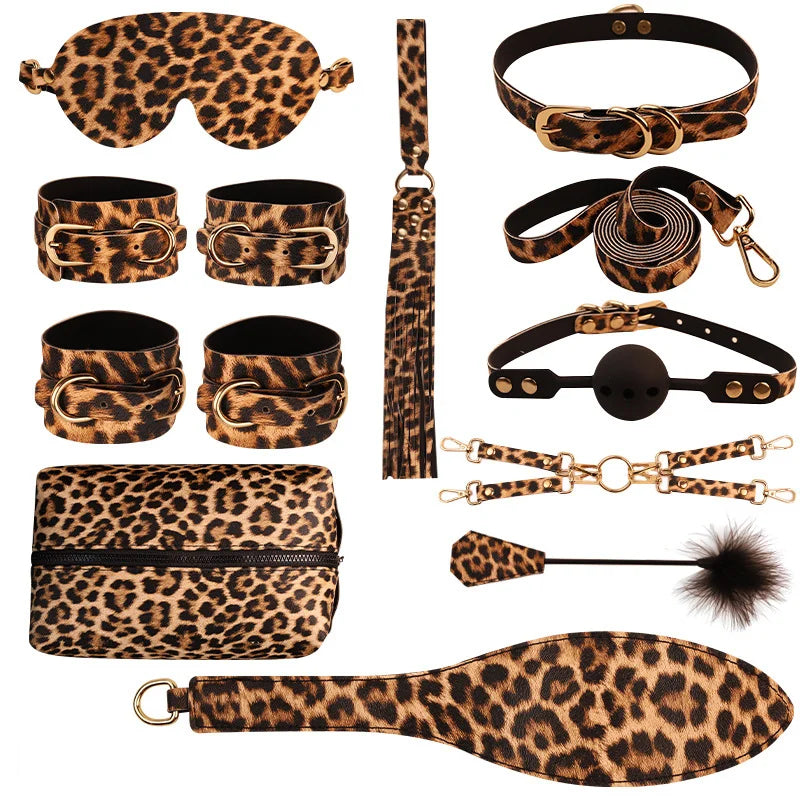 Boundless Leopard Joy 10 Piece BDSM Bundle – Queer In The World: The Shop