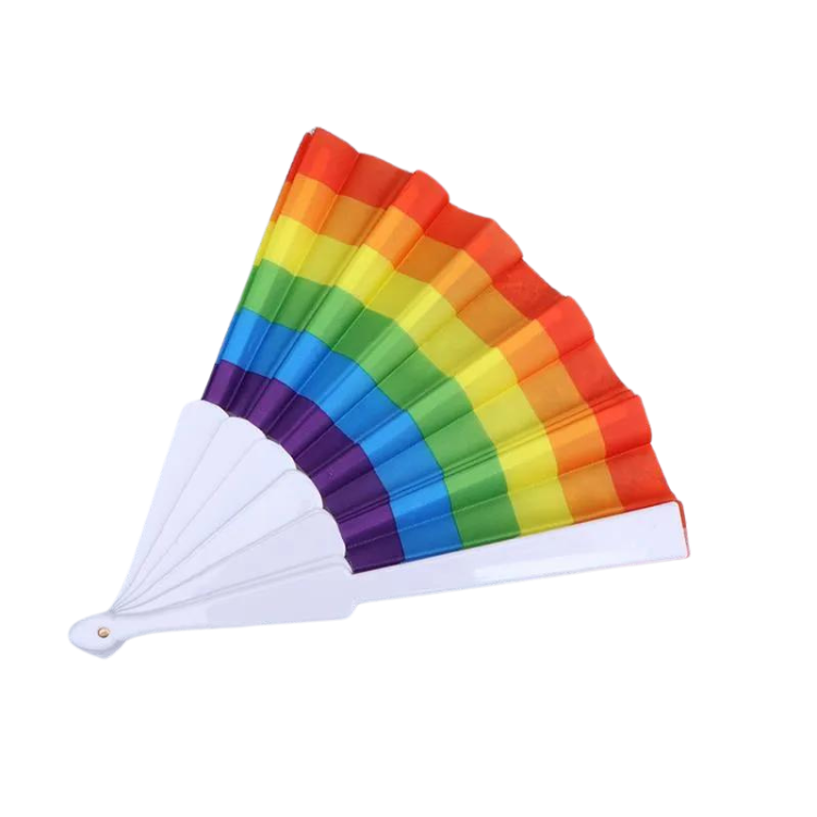 10-Pack Rainbow Folding Hand Fans – Queer In The World: The Shop