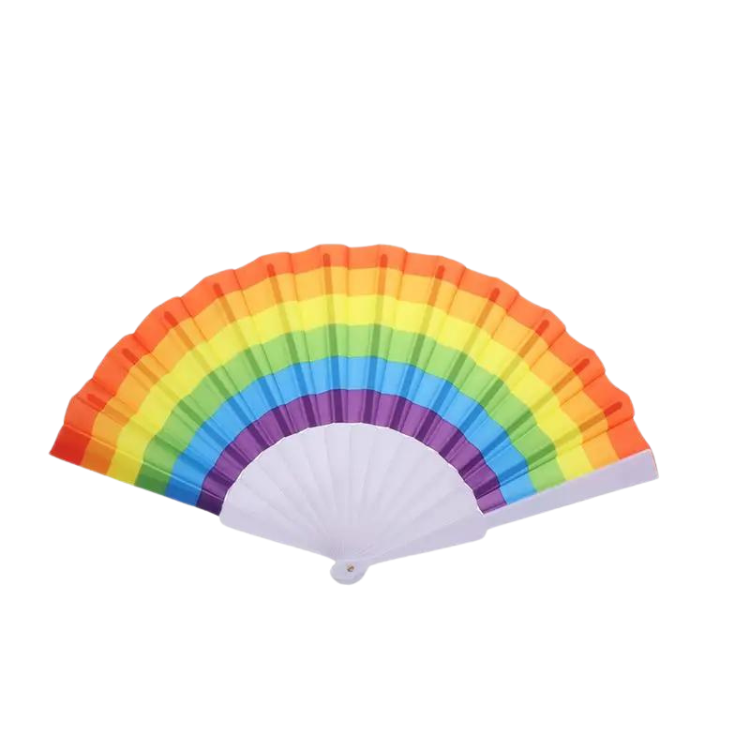 10-Pack Rainbow Folding Hand Fans – Queer In The World: The Shop