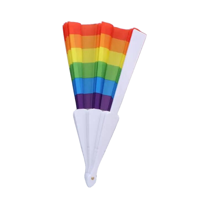 10-Pack Rainbow Folding Hand Fans – Queer In The World: The Shop