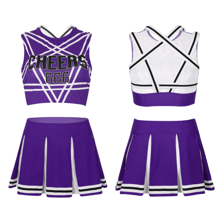 666 Cheers Cheerleading 2-Piece Outfit – Queer In The World: The Shop