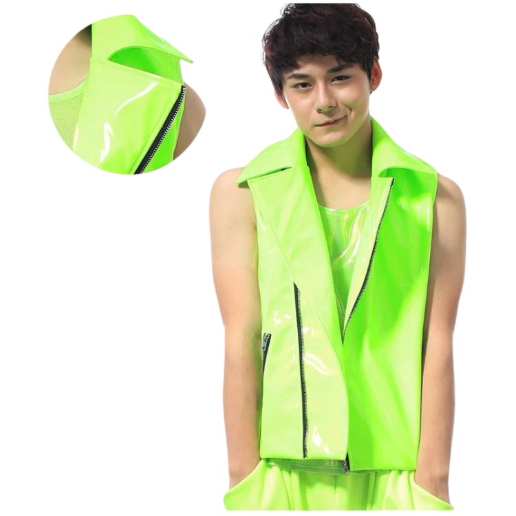 Fluoro Green Nightclub Gogo Vest – Queer In The World: The Shop