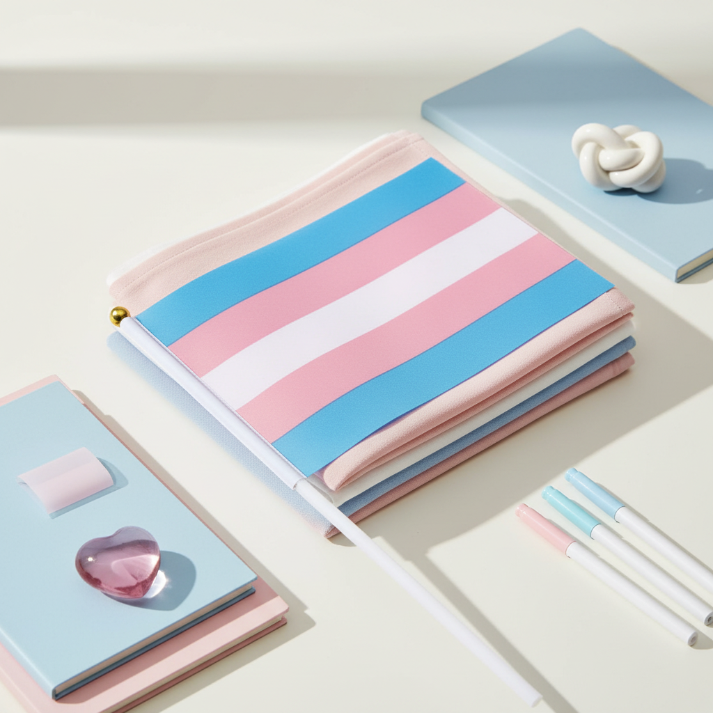 30 Handheld Transgender Pride Flags – Queer In The World: The Shop