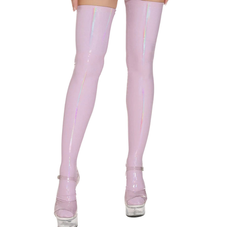 High-Gloss Fierce Drama PVC Stockings – Queer In The World: The Shop