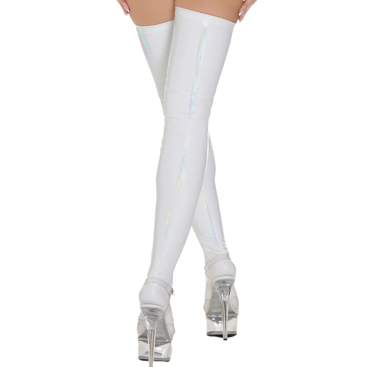 High-Gloss Fierce Drama PVC Stockings – Queer In The World: The Shop