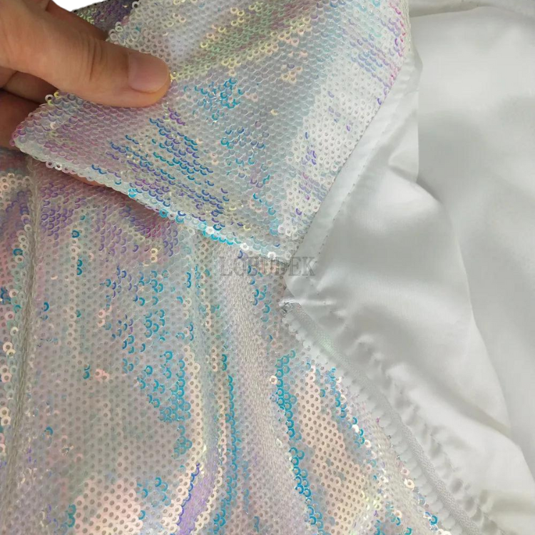 Iridescent Retro Sequin Two Piece Clubwear Set – Queer In The World ...