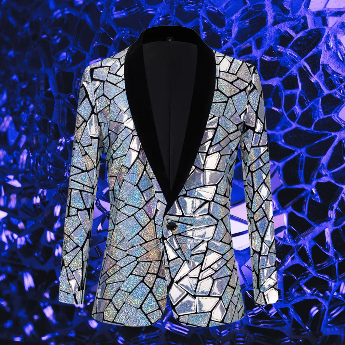 Men's Festival Laser Glitter Blazer – Queer In The World: The Shop