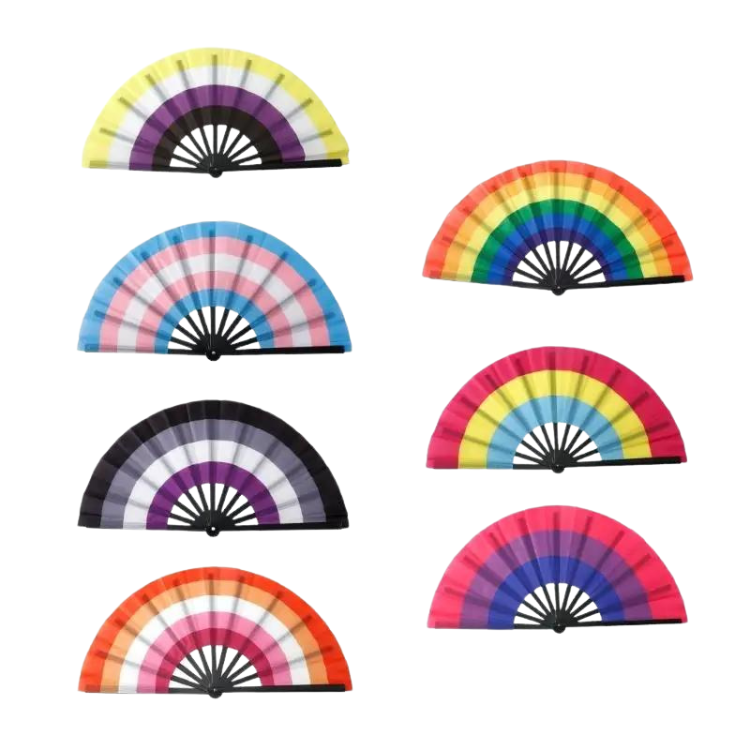 Pansexual Pride Folding Fan – Queer In The World: The Shop