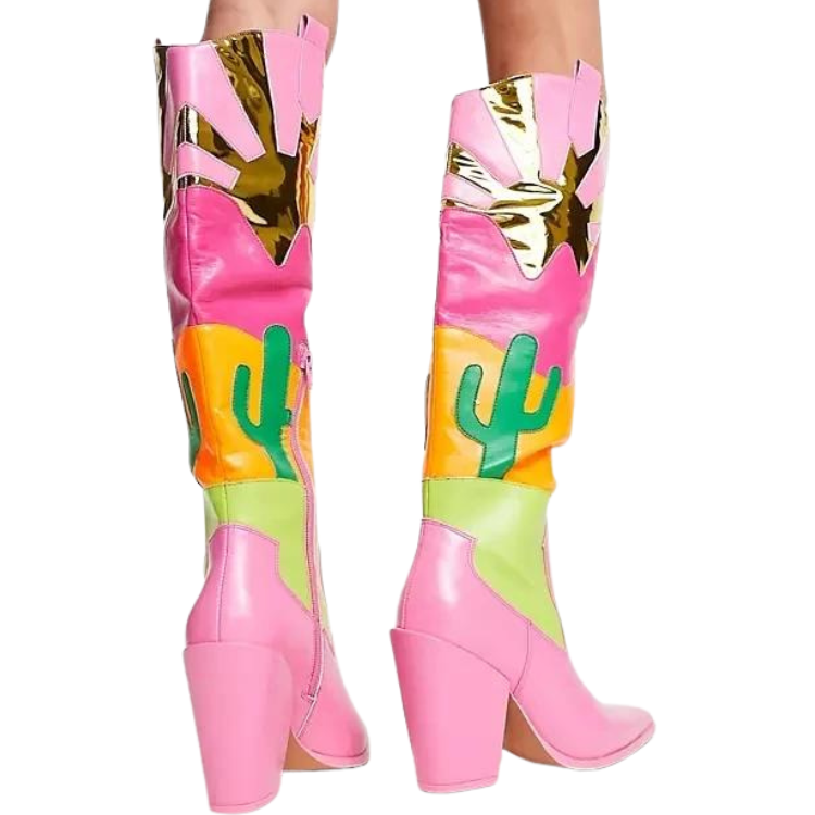 Pink Desert Cowboy Boots – Queer In The World: The Shop