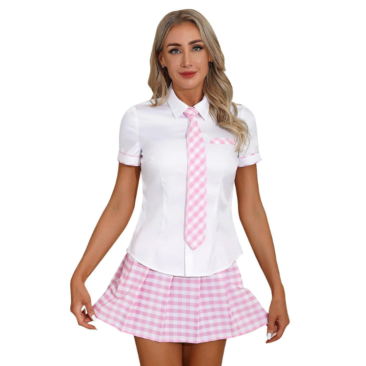 Playful Schoolgirl's Plaid Skirt Seduction Set – Queer In The World ...