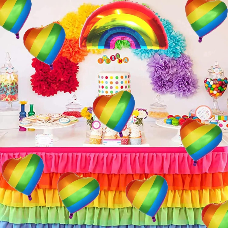 Pride Rainbow Love Foil Balloons – Queer In The World: The Shop