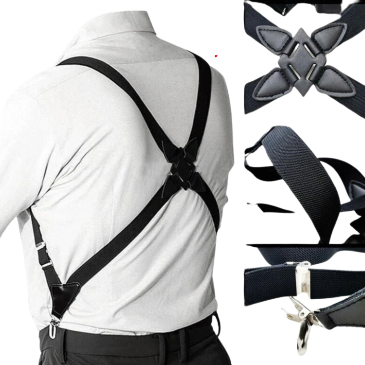 Retro Cross-Back Suspenders – Queer In The World: The Shop
