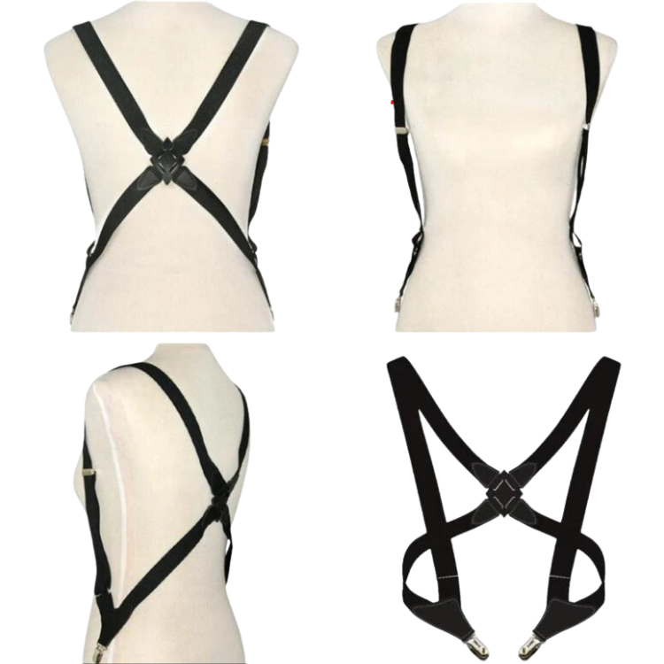 Retro Cross-Back Suspenders – Queer In The World: The Shop