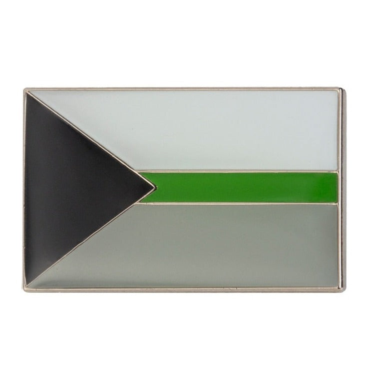 Demiromantic Pride Flag Enamel Pin – Queer In The World: The Shop