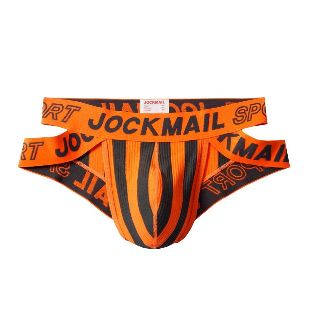JOCKMAIL Striped & Strapped Briefs – Queer In The World: The Shop