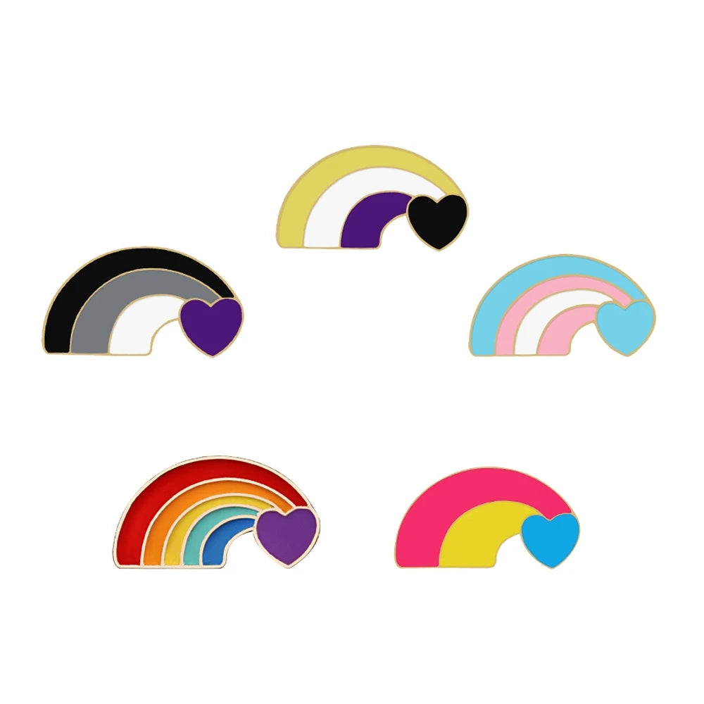 Queer LGBT Rainbow Enamel Pins Collection – Queer In The World: The Shop