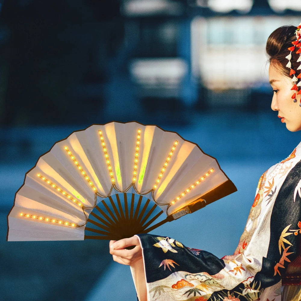 Color Fanfare LED Folding Fan – Queer In The World: The Shop