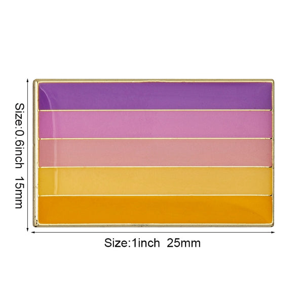Trixic / Orbisian Pride Flag Enamel Pin – Queer In The World: The Shop