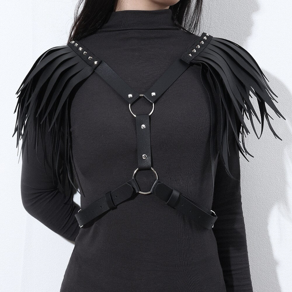 Black Angel Wing Harness – Queer In The World: The Shop