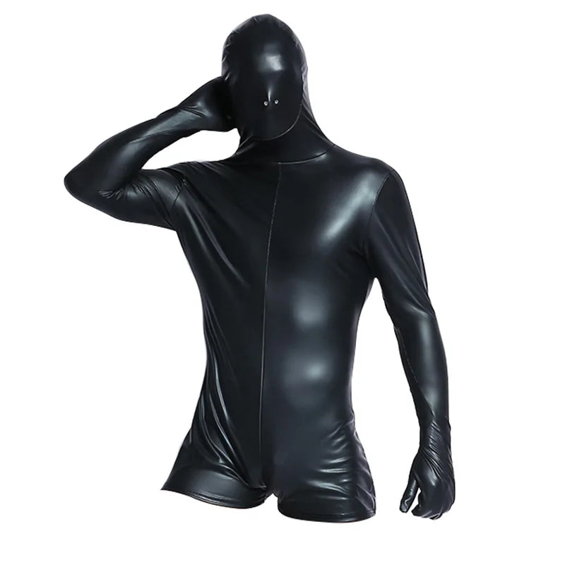 Leather Fantasy One-Piece Gimp Attire – Queer In The World: The Shop