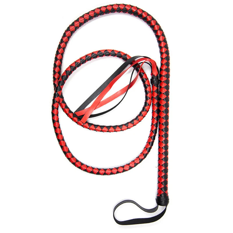 Premium Leather Bullwhip with Wrist Strap – Queer In The World: The Shop