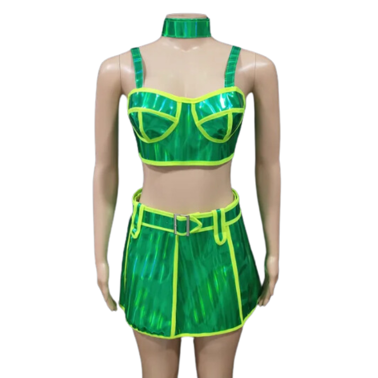 Stage Ready Fluorescent Rave Go-Go Costume – Queer In The World: The Shop