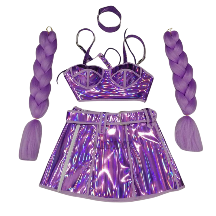 Stage Ready Fluorescent Rave Go-Go Costume – Queer In The World: The Shop