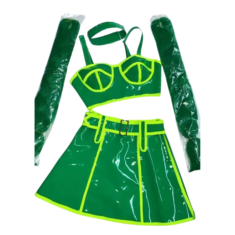 Stage Ready Fluorescent Rave Go-Go Costume – Queer In The World: The Shop