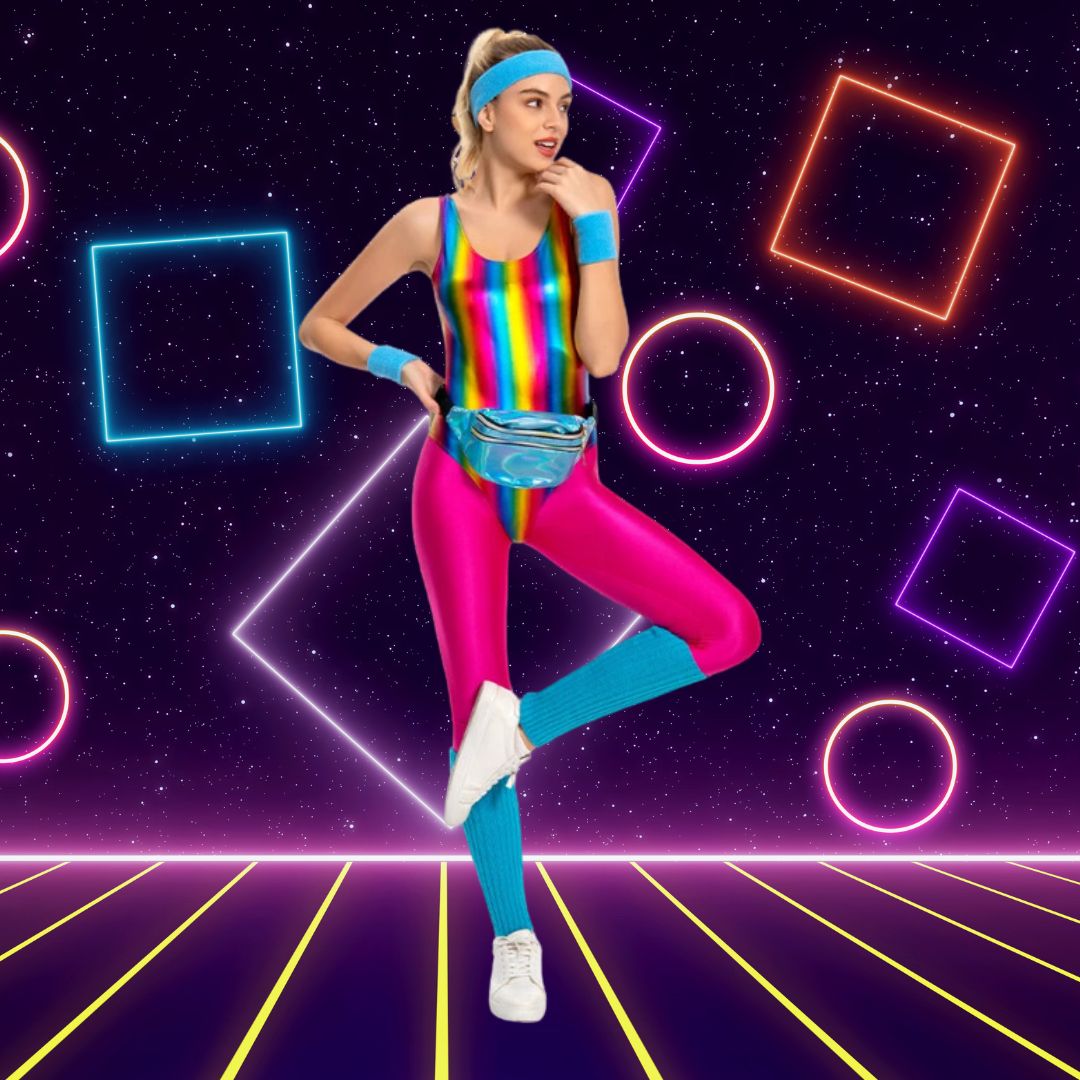 Sweat It Out 80s Retro Aerobics Costume – Queer In The World: The Shop