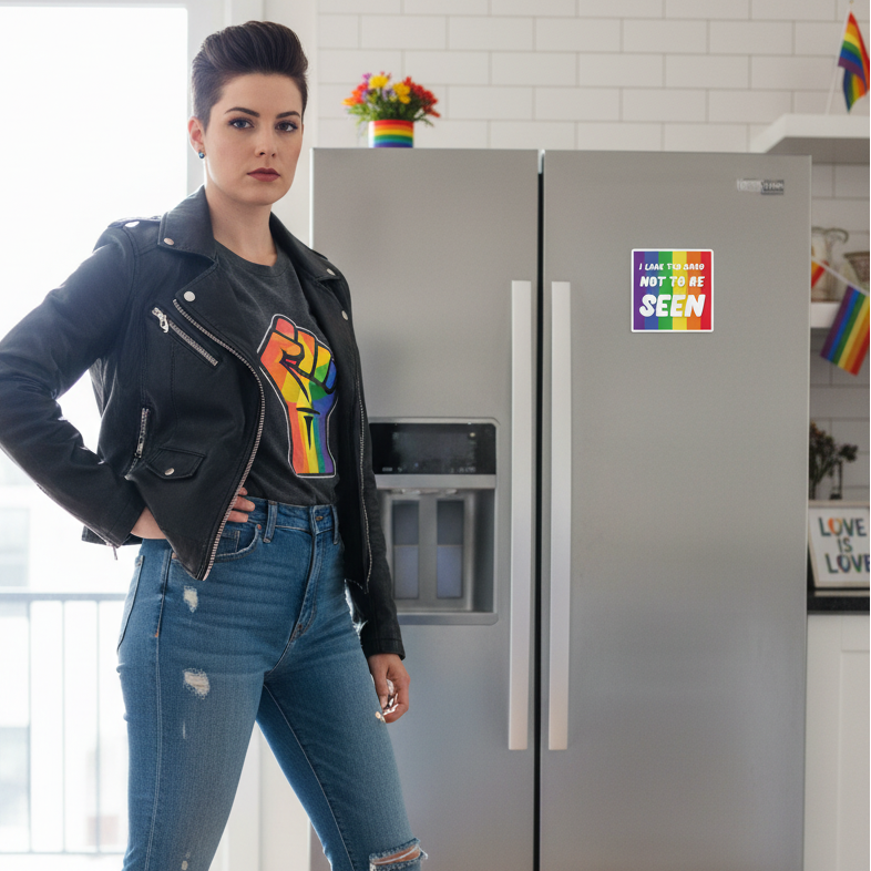 I Look Too Good Not to Be Seen Magnet – Queer In The World: The Shop