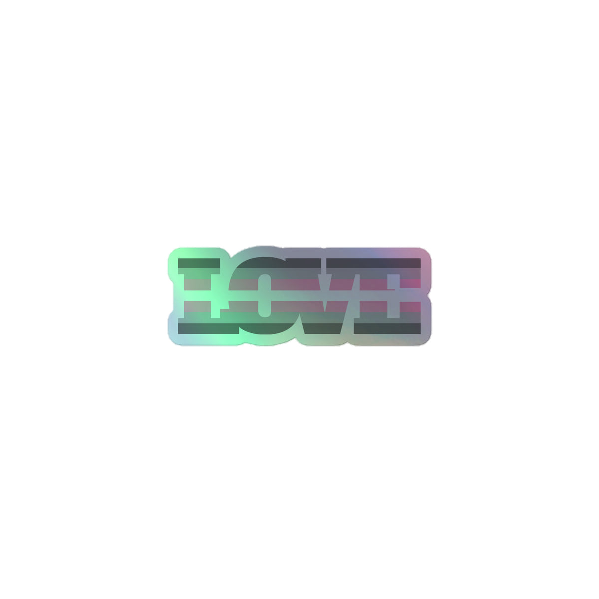 Demigirl Love Holographic Stickers – Queer In The World: The Shop
