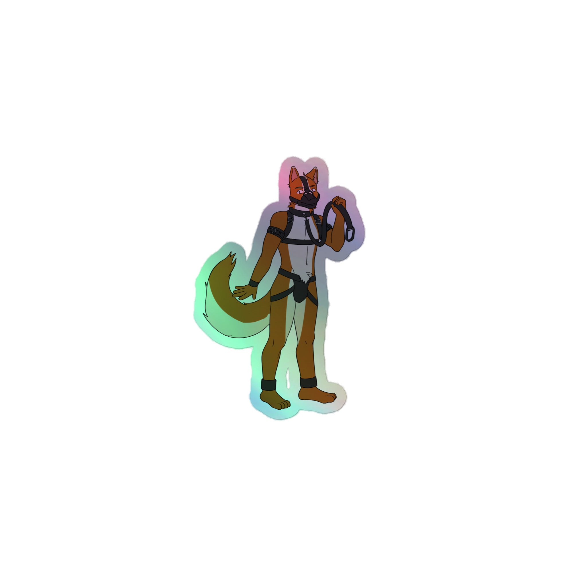 Gay Pup Holographic Stickers – Queer In The World: The Shop