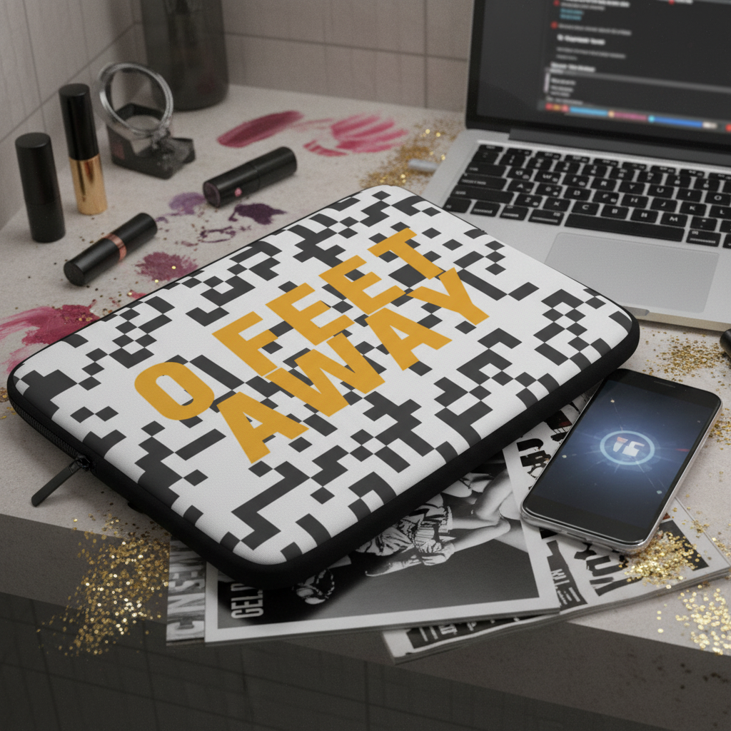Zero Feet Away Grindr Laptop Sleeve – Queer In The World: The Shop