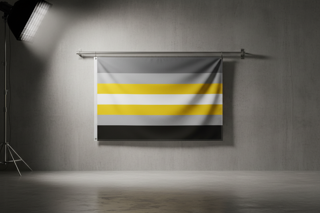 Demigender Pride Flag – Queer In The World: The Shop