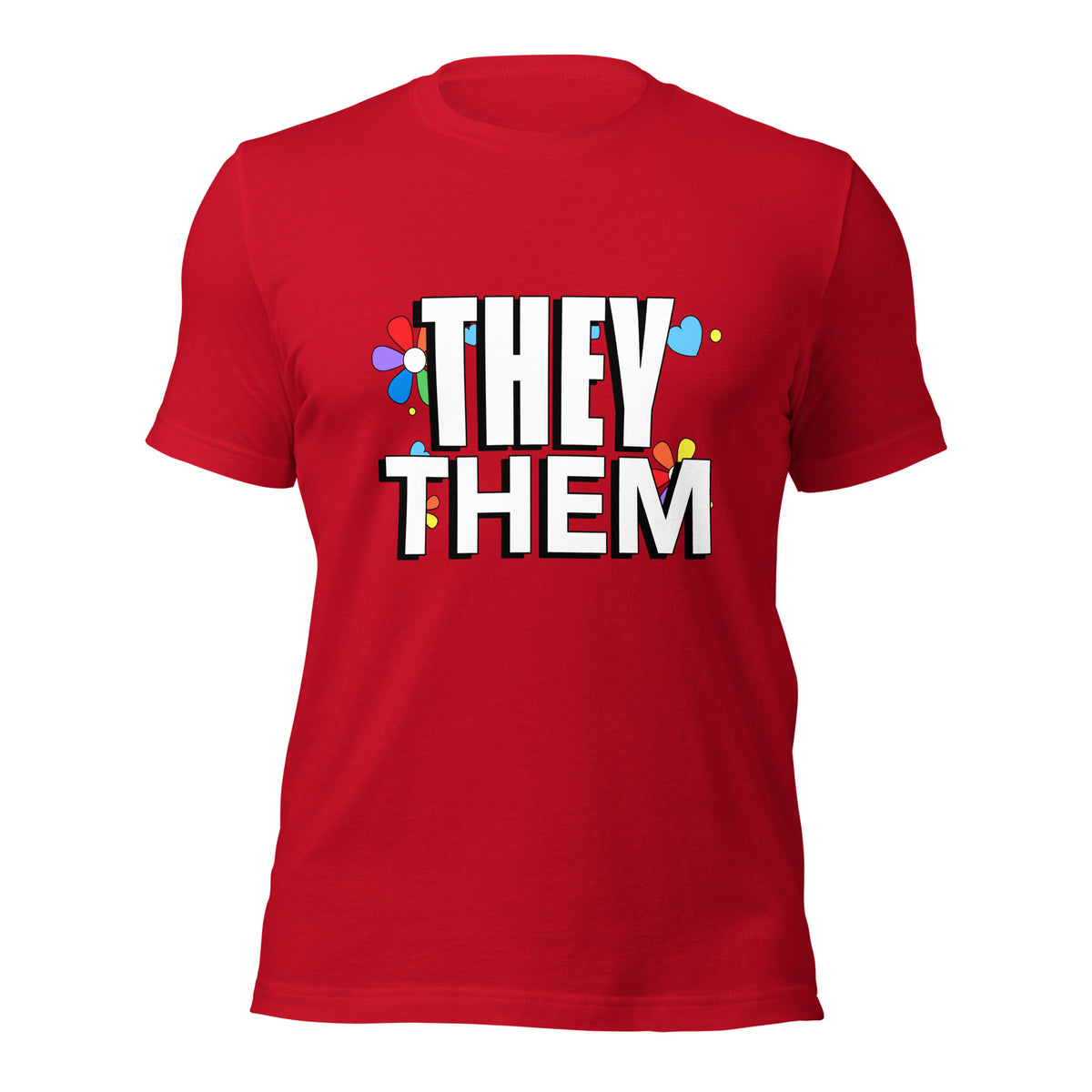 They / Them T-Shirt – Queer In The World: The Shop