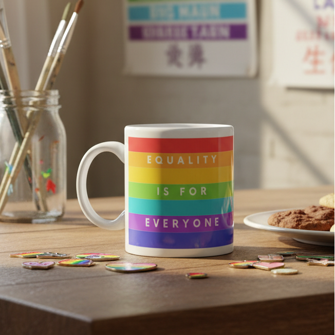 Equality Is For Everyone Mug – Queer In The World: The Shop
