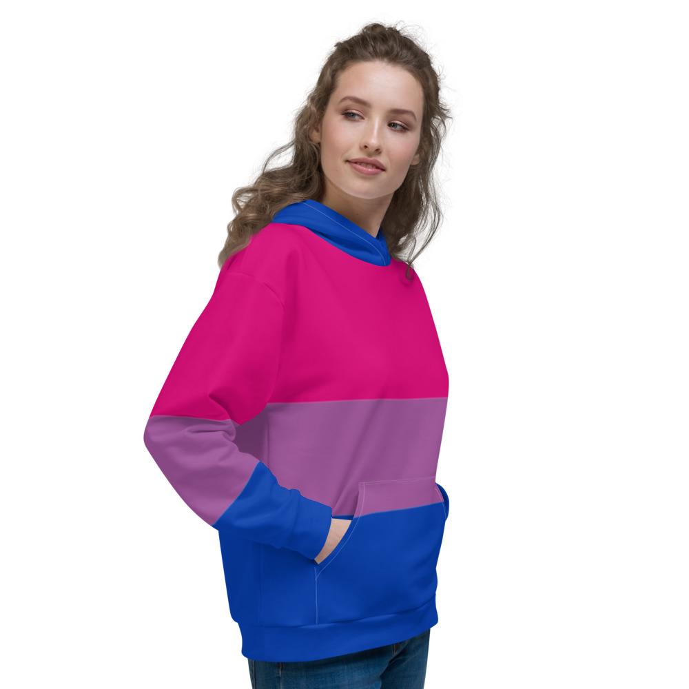 Bisexual Pride All-Over Hoodie – Queer In The World: The Shop