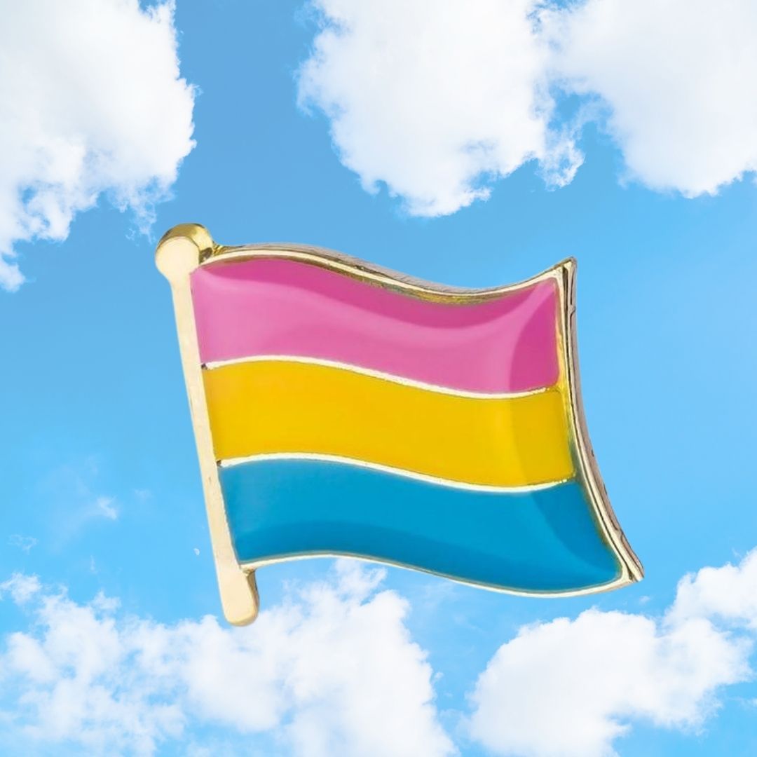 Pansexual Flag Enamel Pin – Queer In The World: The Shop