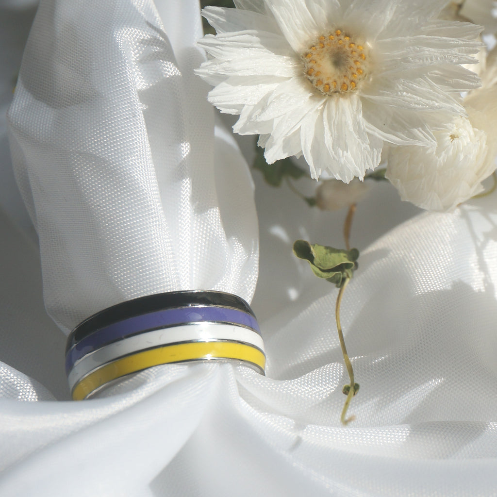 Non-Binary Pride Ring – Queer In The World: The Shop