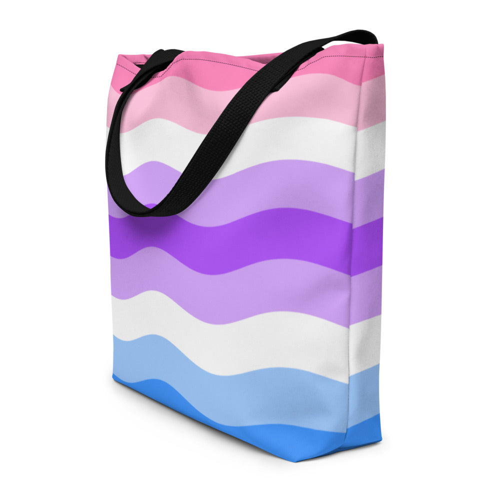 Alternative Genderfluid Extra Large Tote Bag – Queer In The World: The Shop