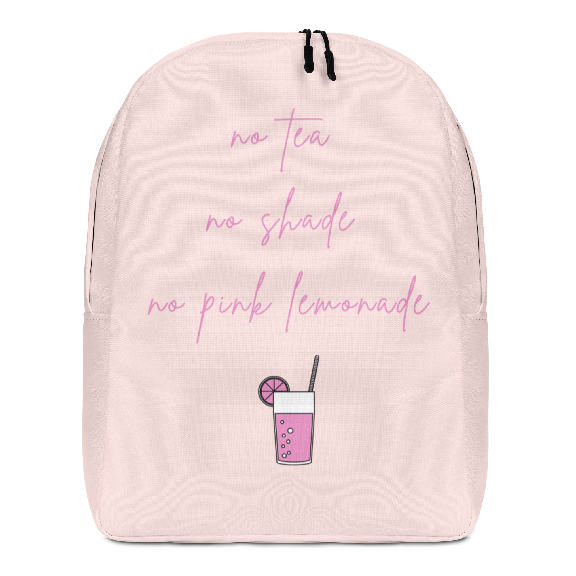 No Tea No Shade No Pink Lemonade Minimalist Backpack – Queer In The ...