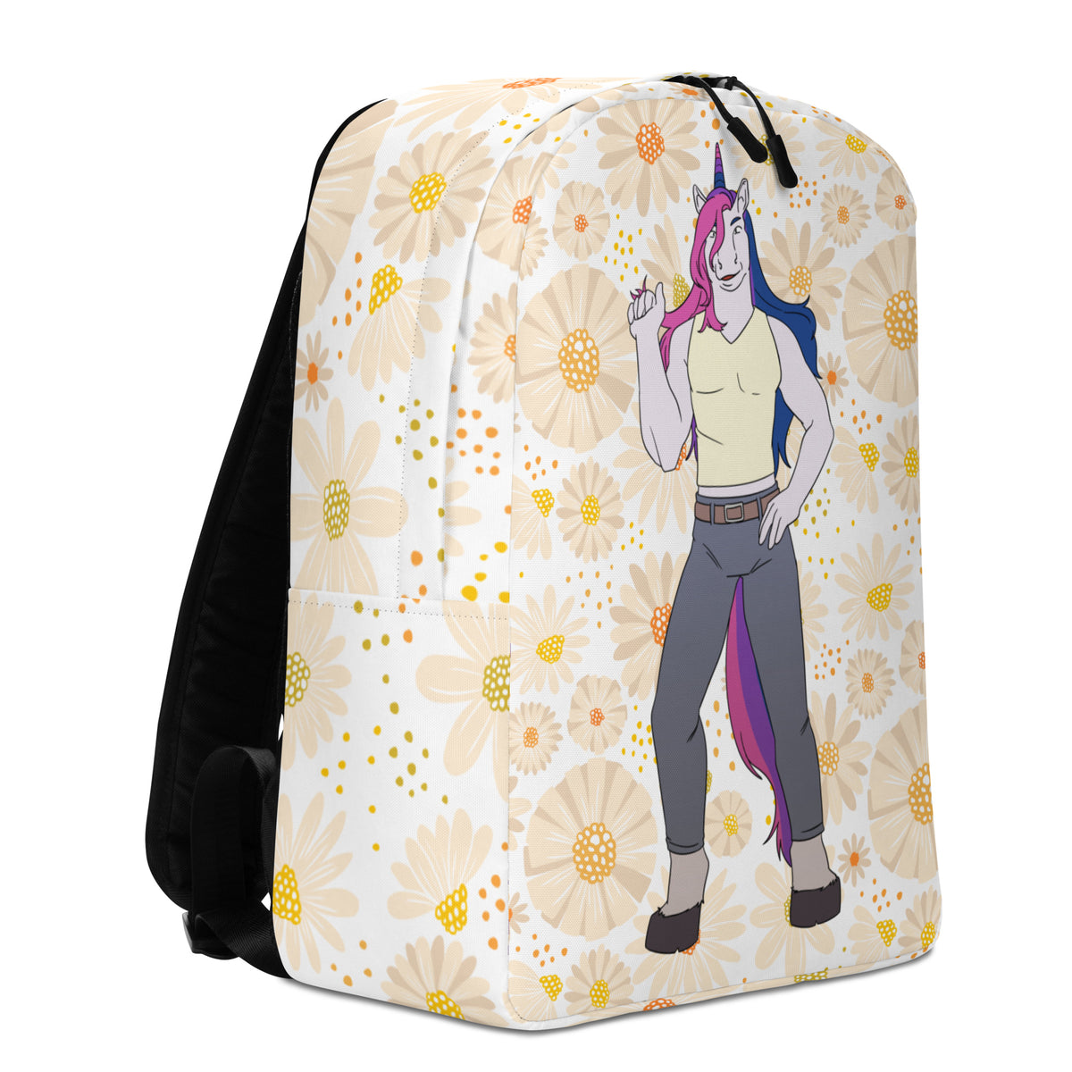 Bisexual Unicorn Minimalist Backpack – Queer In The World: The Shop