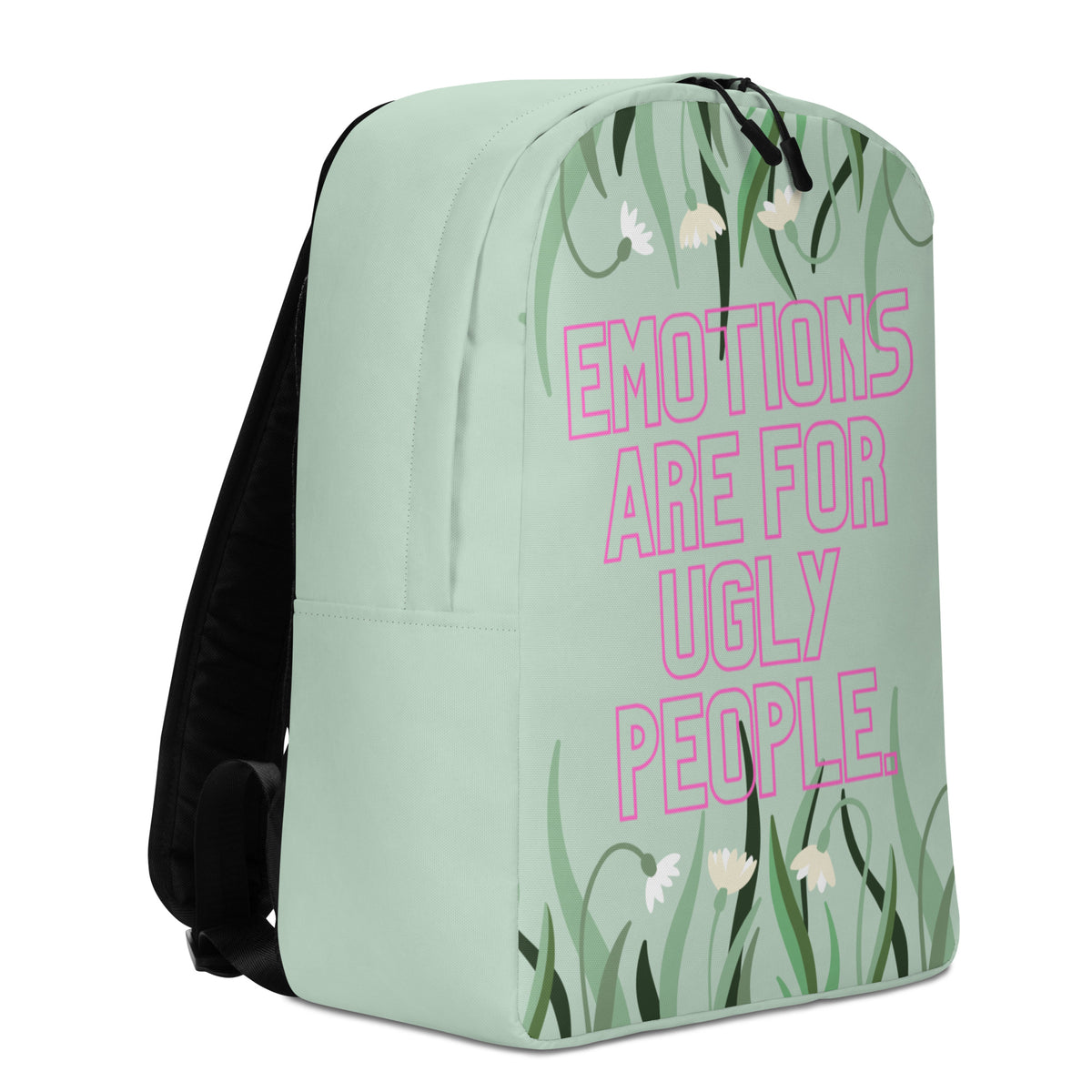 Emotions Are For Ugly People Minimalist Backpack – Queer In The World ...