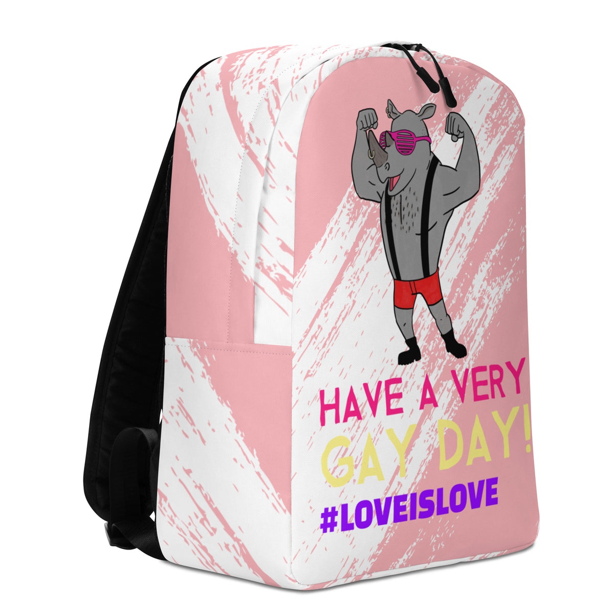 Have A Very Gay Day! Minimalist Backpack – Queer In The World: The Shop