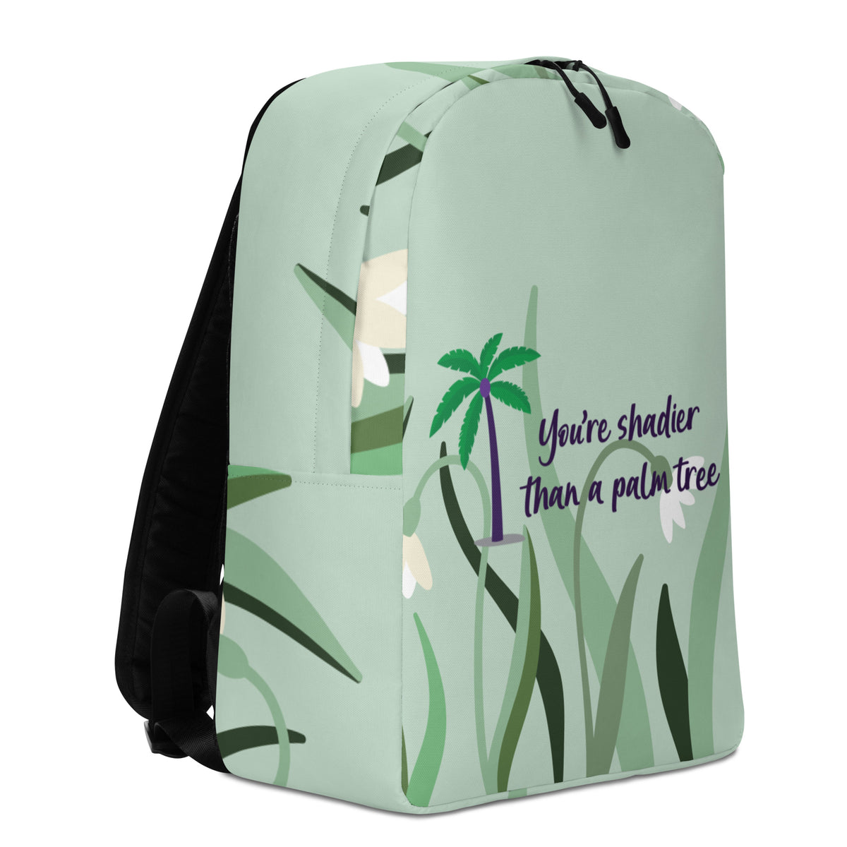 Shadier Than A Palm Tree Minimalist Backpack – Queer In The World: The Shop