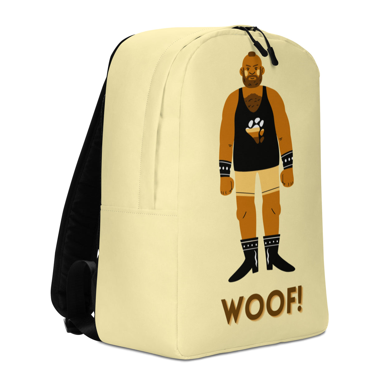 Woof! Gay Bear Minimalist Backpack – Queer In The World: The Shop
