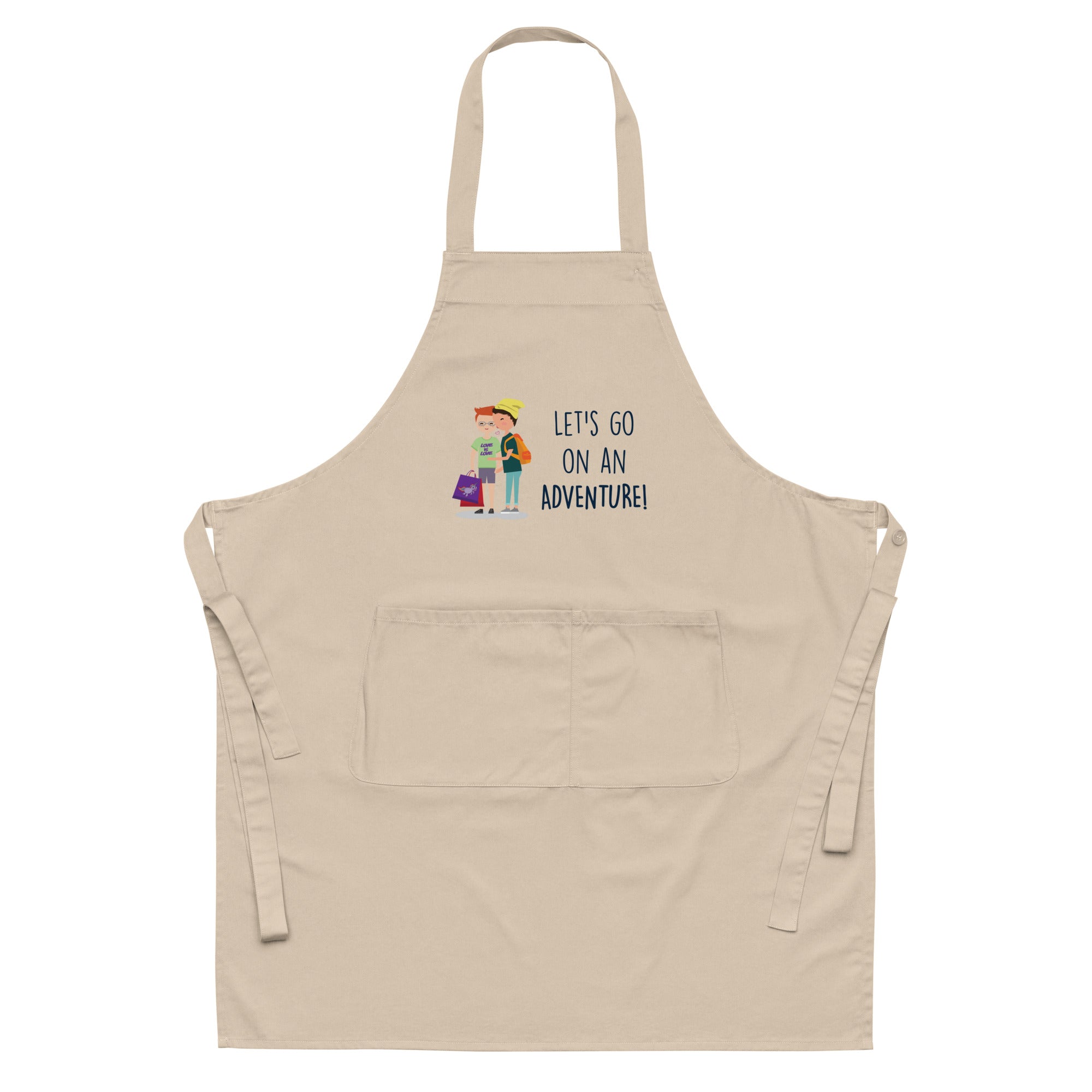 Let's Go On An Adventure Organic Cotton Apron – Queer In The World: The ...