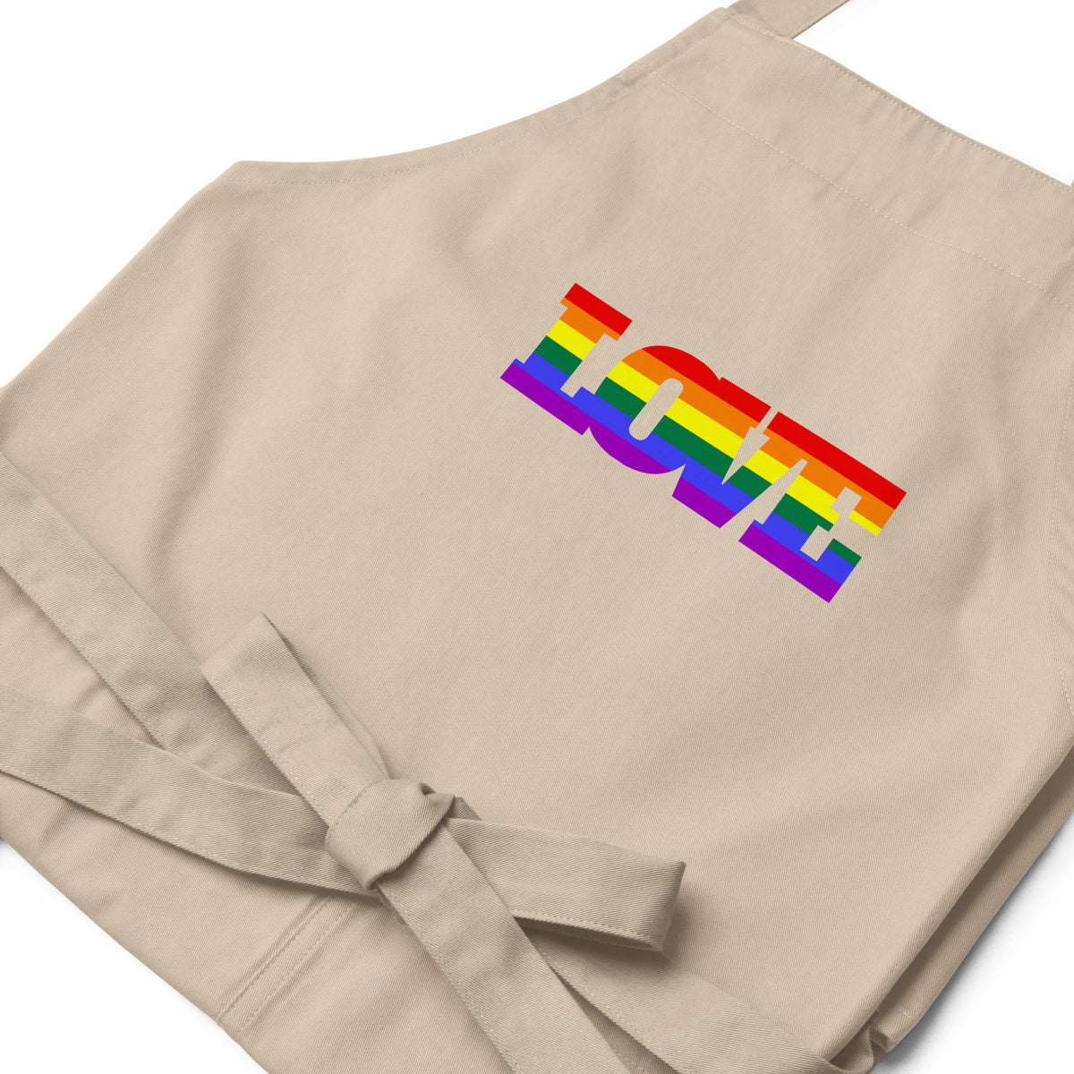 Gay Love Organic Cotton Apron – Queer In The World: The Shop