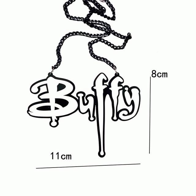 Buffy Acrylic Statement Chain Necklace – Queer In The World: The Shop