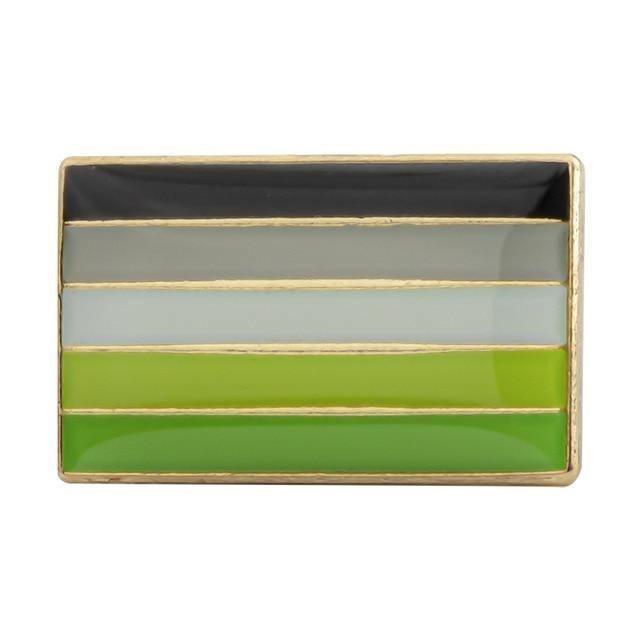 Aromantic Pride Enamel Pin – Queer In The World: The Shop